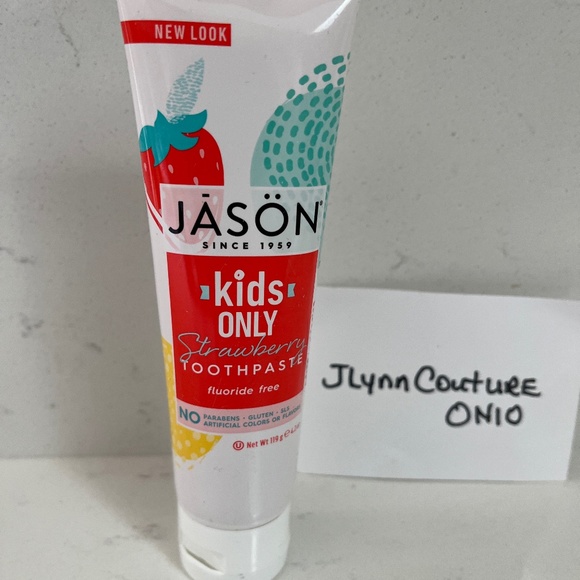 Jasons | Other | Jason Kids Only Strawberry Toothpaste Kids Fluoride ...